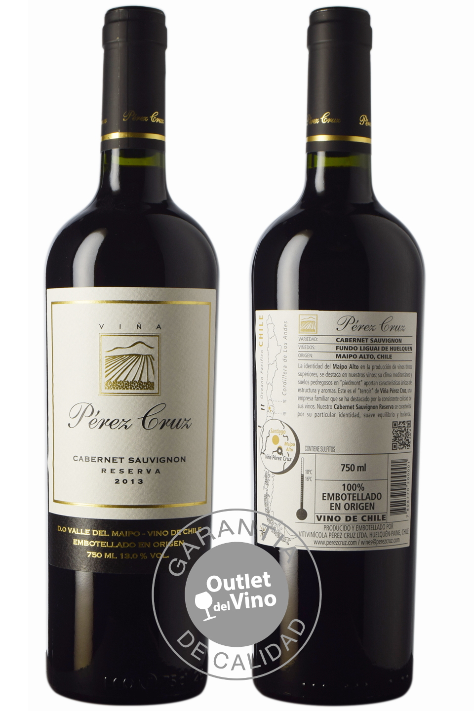 Outlet del Vino - Perez Cruz Cabernet Sauvignon Reserva 2016 Viña Pérez ...